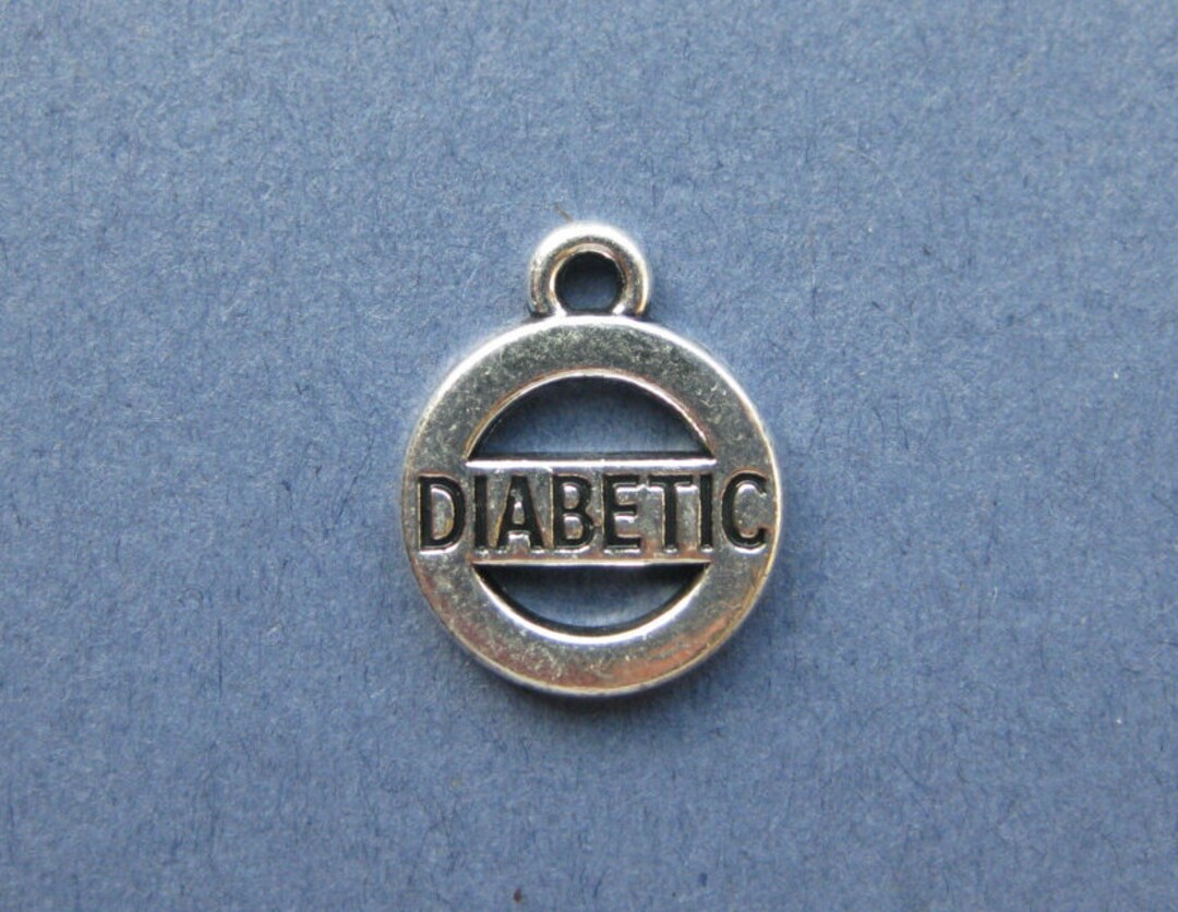 5 Diabetic Charms - Diabetic Pendants - Diabetic - Medical Charms ...