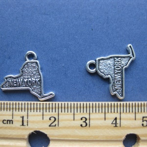 5 New York Charms New York Pendants State Charms New York Antique ...