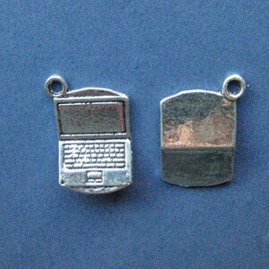 6 Laptop Charms - Laptop Pendant - Computer Charm - Computer Pendant ...
