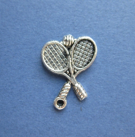 10 Tennis Racket Charms Tennis Racket Pendants Tennis | Etsy