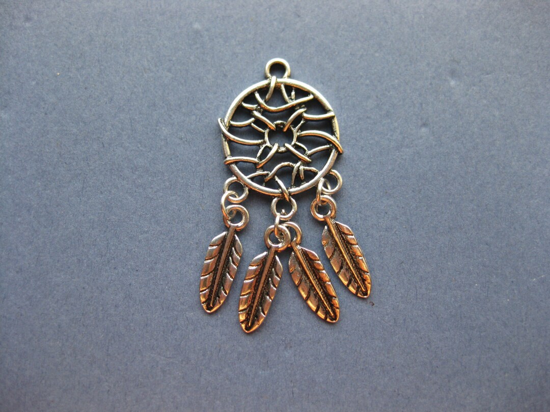 2 Dream Catcher Charms - Dream Catcher Pendants - Dreamcatcher - Dream ...
