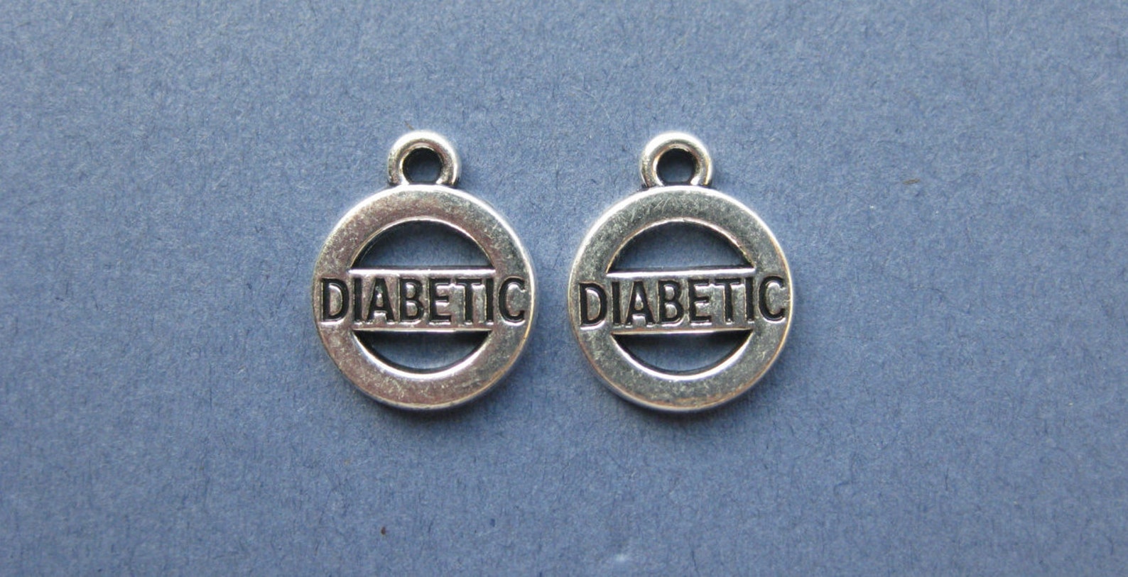 5 Diabetic Charms Diabetic Pendants Diabetic Medical | Etsy