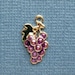 10 Grape Charms - Grape Pendants - Food Charm - Fruit Charm - Grapes ...