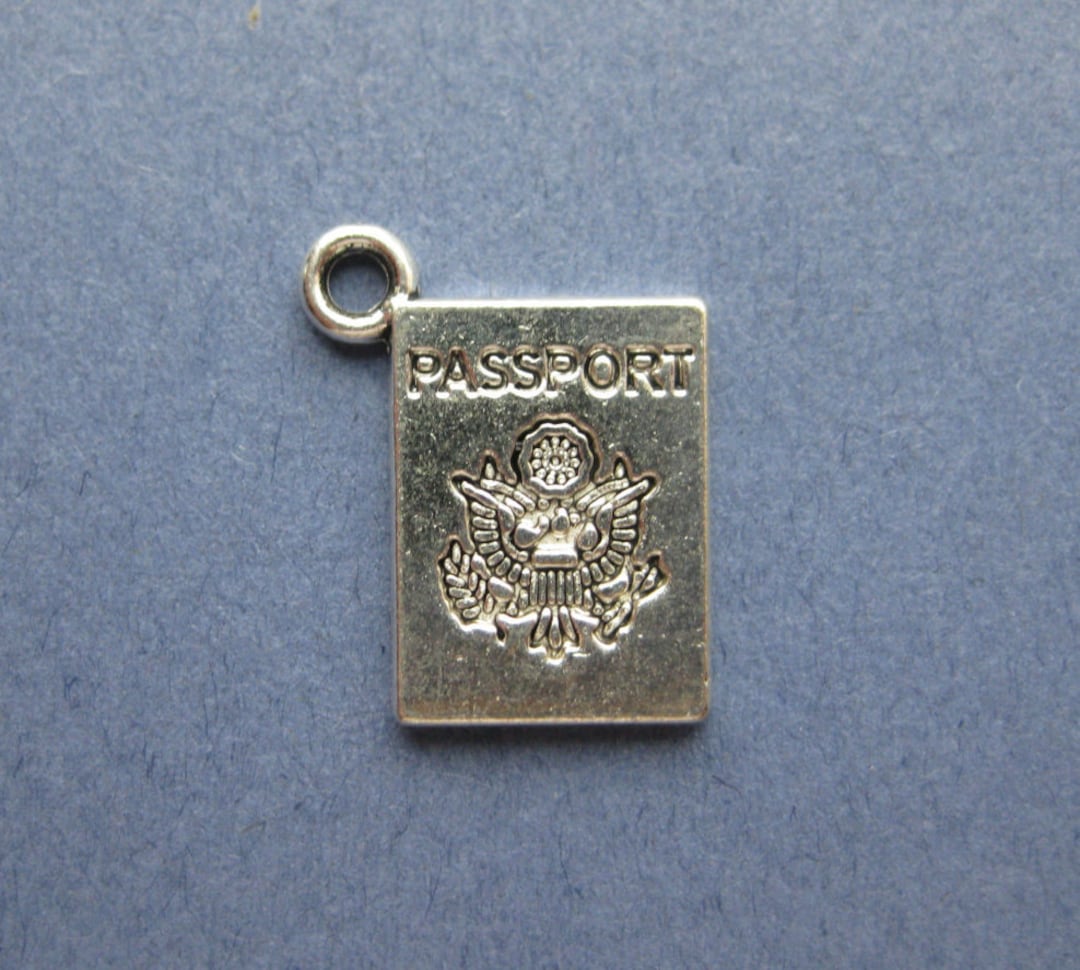 6 Passport Charms - Passport Pendants - Traveling Charms - Passport ...