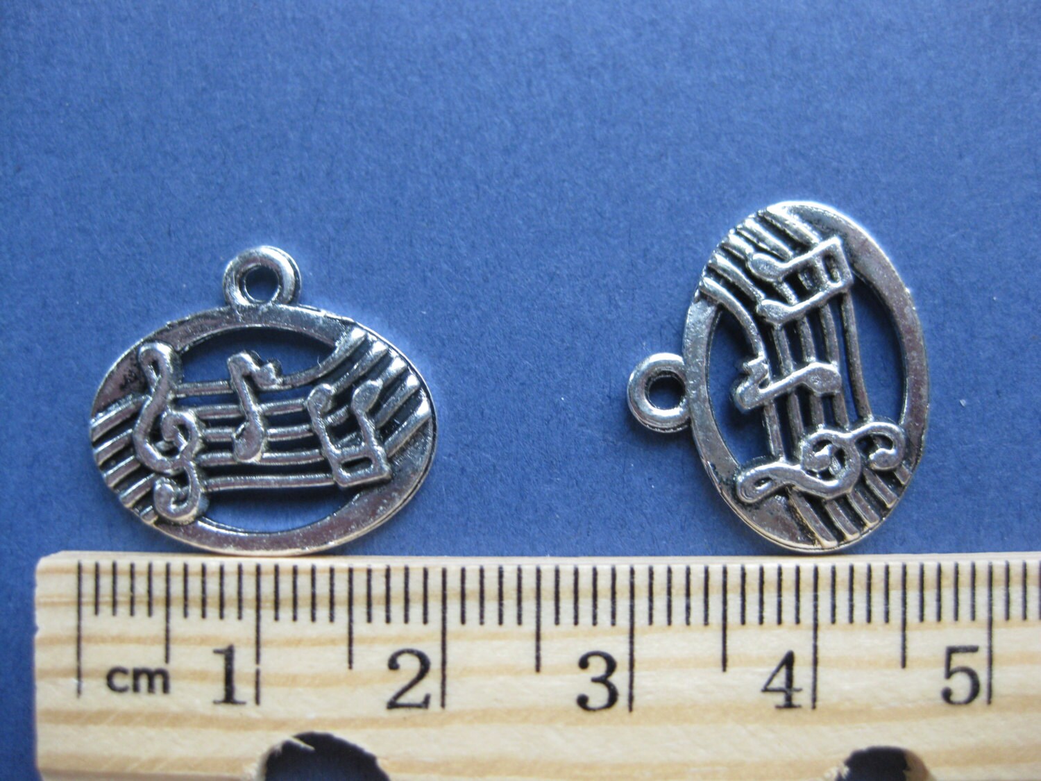 10 Music Note Charms Music Note Pendants Musical Notes - Etsy