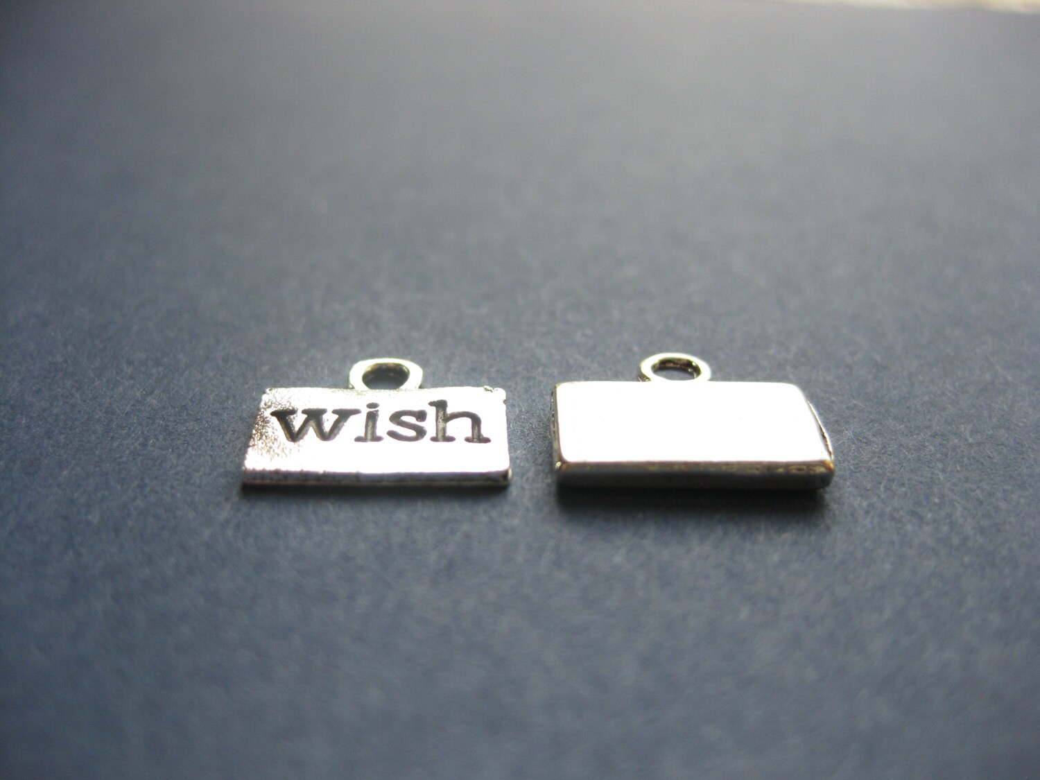 10 Wish Charms - Wish Pendants - Wish - Wish Carved Charm - Carved ...
