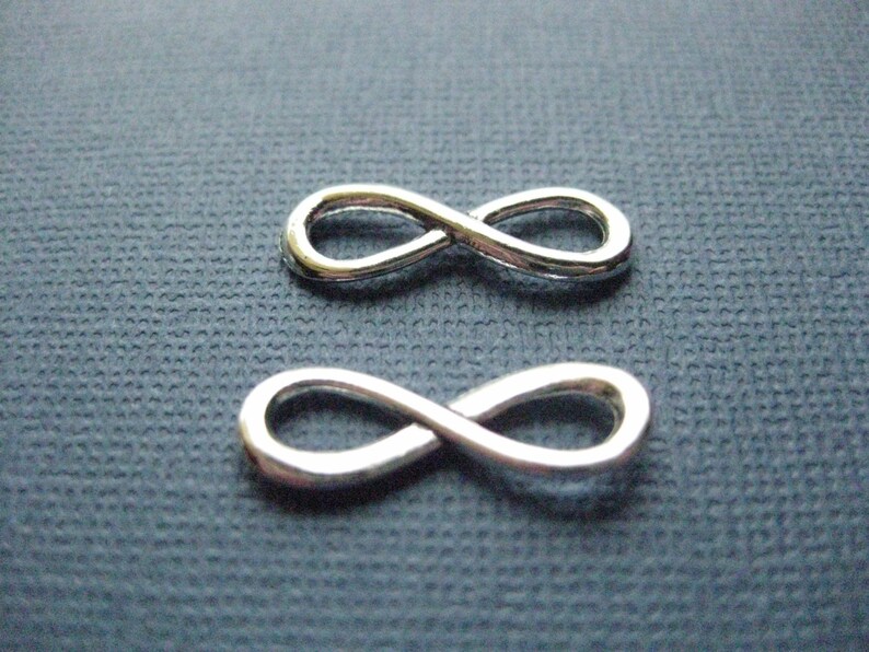 10 Infinity Connector Infinity Charms Infinity Infinity - Etsy