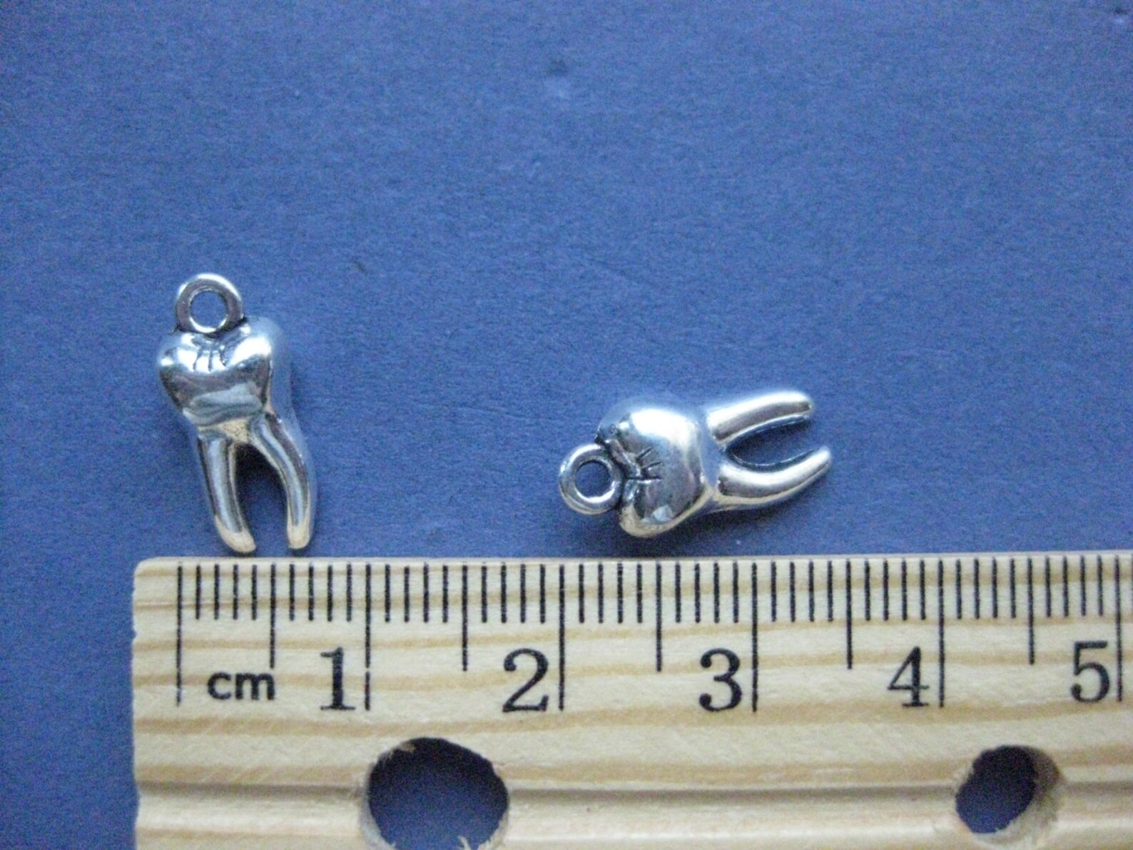 8 Tooth Charms Tooth Pendants Tooth Fairy Dentist Charm Antique Silver ...