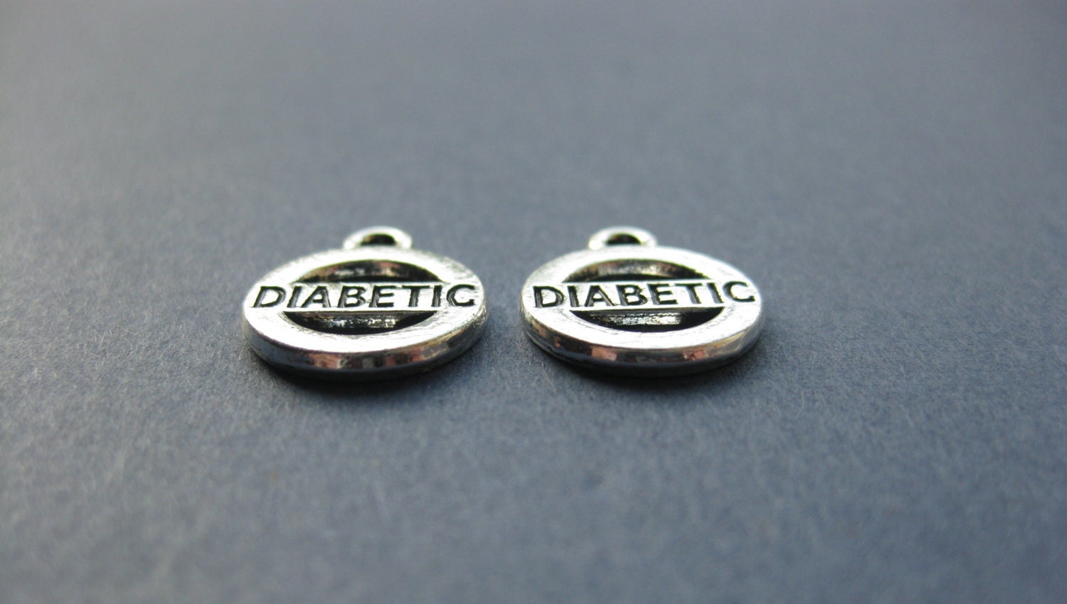5 Diabetic Charms Diabetic Pendants Diabetic Medical | Etsy