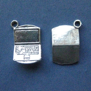 6 Laptop Charms - Laptop Pendant - Computer Charm - Computer Pendant ...