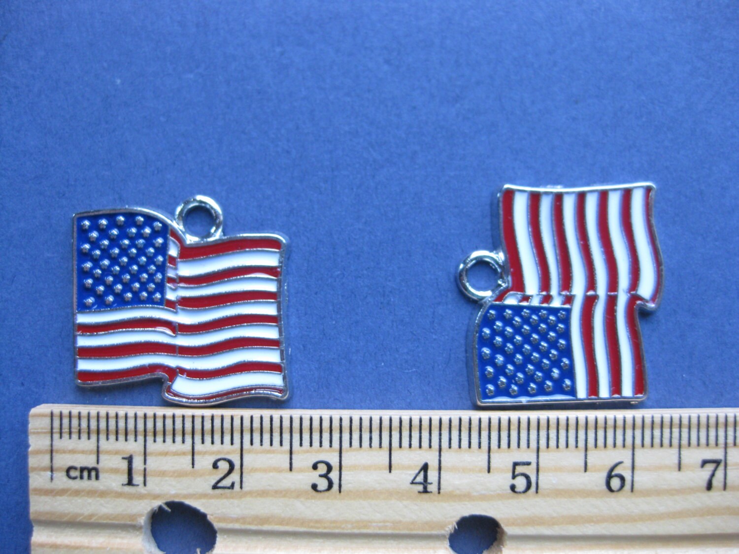 5 American Flag Charms American Flag Pendants American | Etsy