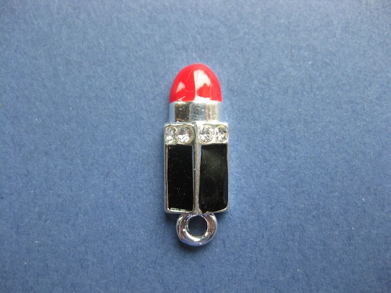 5 Lipstick Charms Lipstick Pendants Make-up Charm | Etsy
