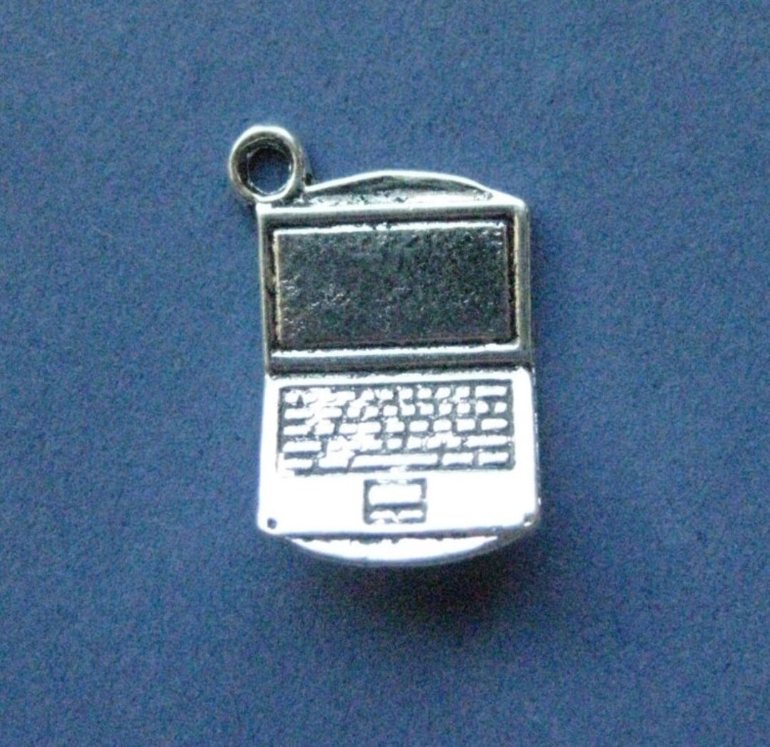6 Laptop Charms - Laptop Pendant - Computer Charm - Computer Pendant ...
