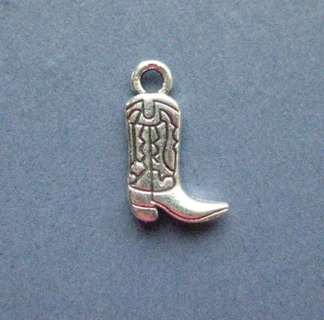 10 Cowboy Boot Charms - Cowboy Boot Pendants - Boot Charm - Boots ...