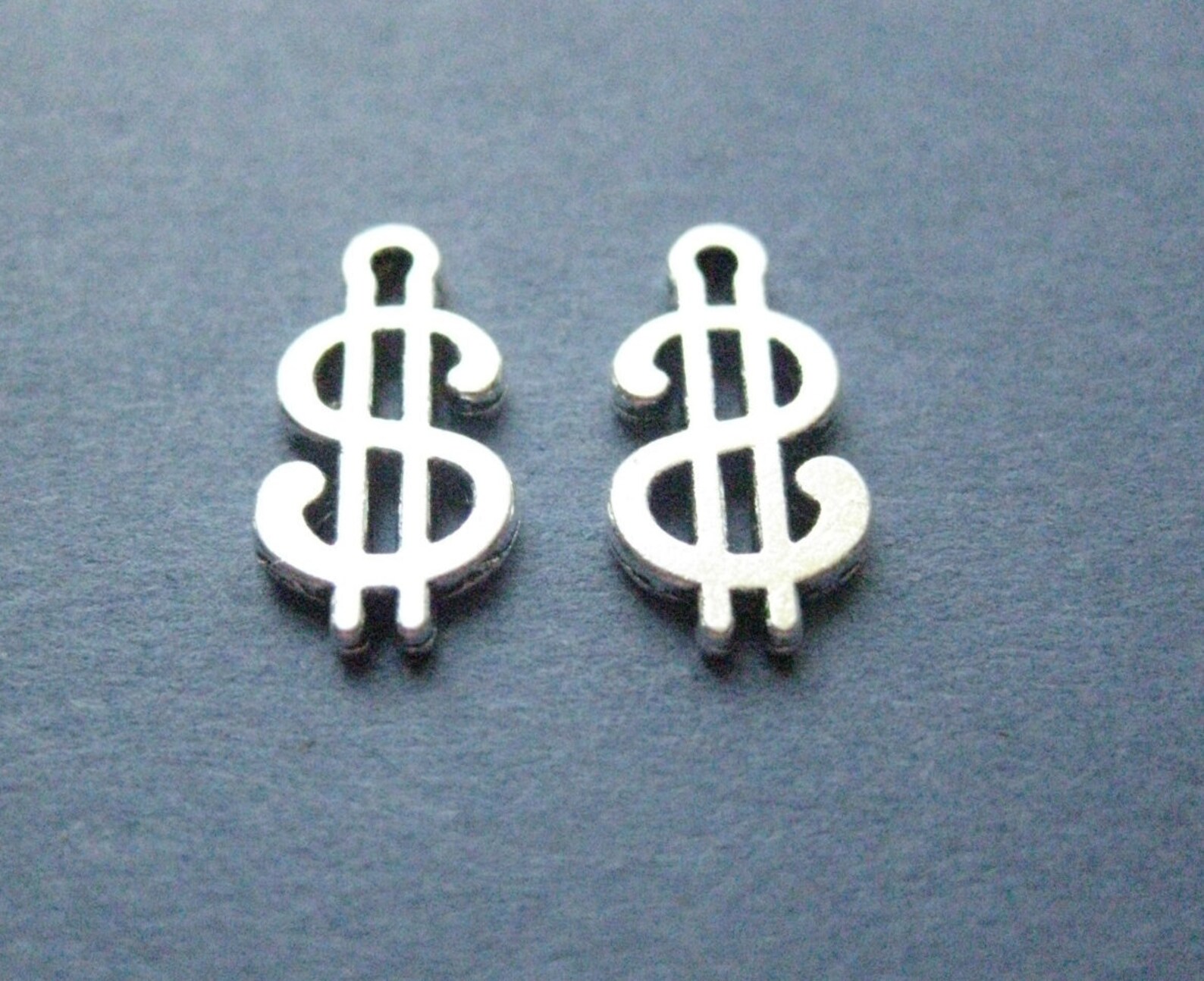 10 Dollar Sign Charms - Dollar Sign Pendants - Dollar Sign - Money ...