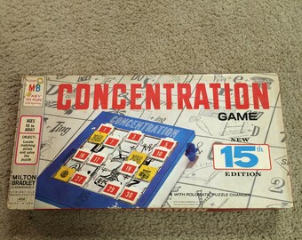 Concentration game | Etsy