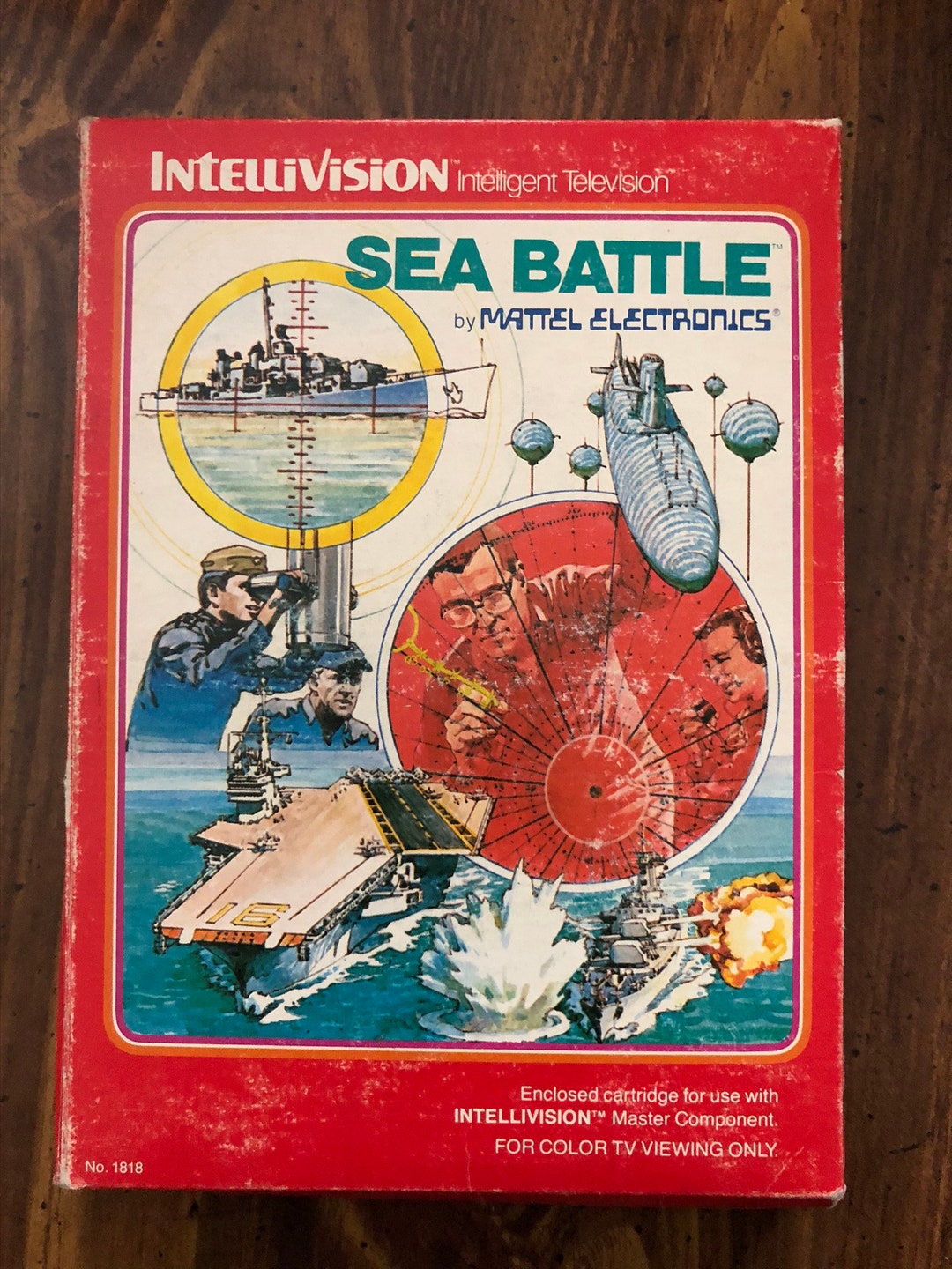 Vintage Intellivision Game Sea Battle - Etsy