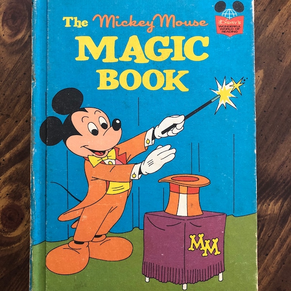 Mickey Mouse Reading Book - Etsy