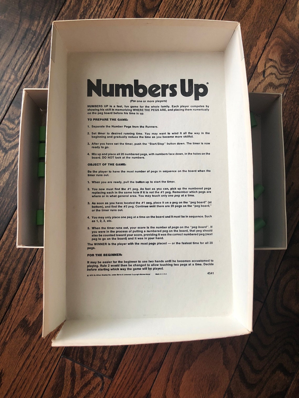 Vintage Numbers up Game COMPLETE - Etsy