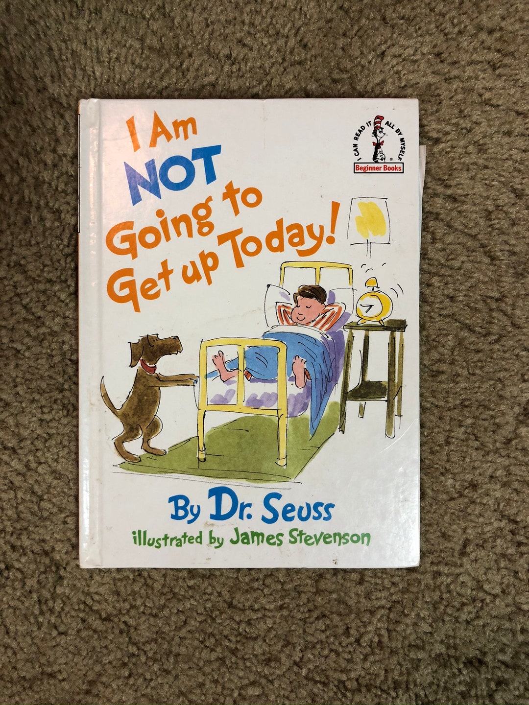 Dr. Seuss Book!!! I Am Not Going to Get up Today! - Etsy