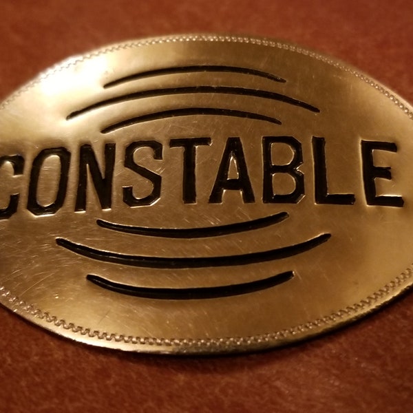 Constable Badge - Etsy