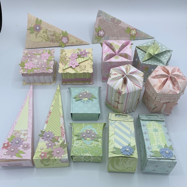 Paper Favor Boxes - Etsy