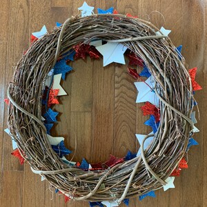 Memorial Day Wreath, Patriotic Wreath, American Wreath, 4th of July ...
