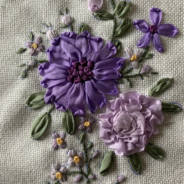 Ribbon Embroidery - Etsy