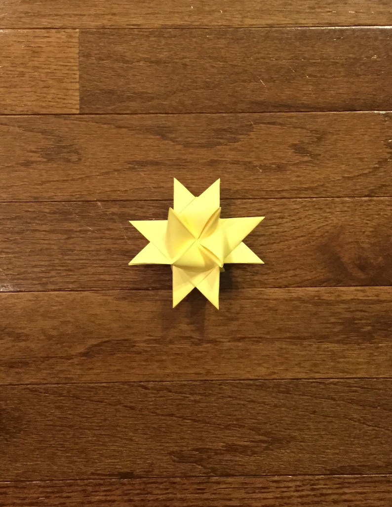 Set of 10 Moravian Stars Froebel Stars 3D Paper Stars - Etsy