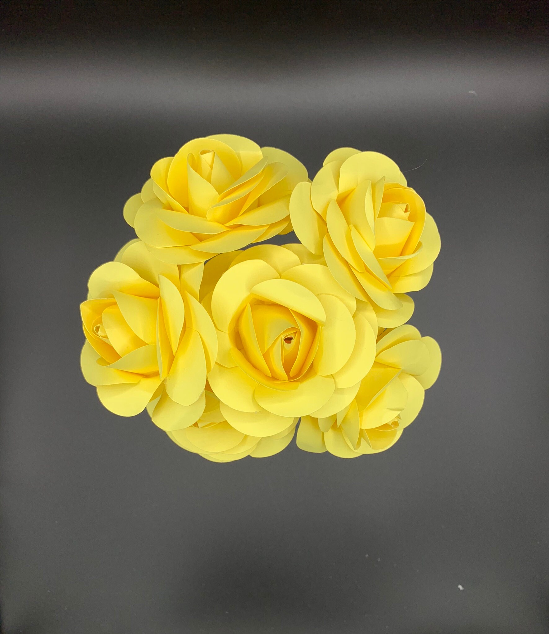 Yellow Paper Roses, Bridal Shower Centerpiece, Baby Shower, Centerpiece ...