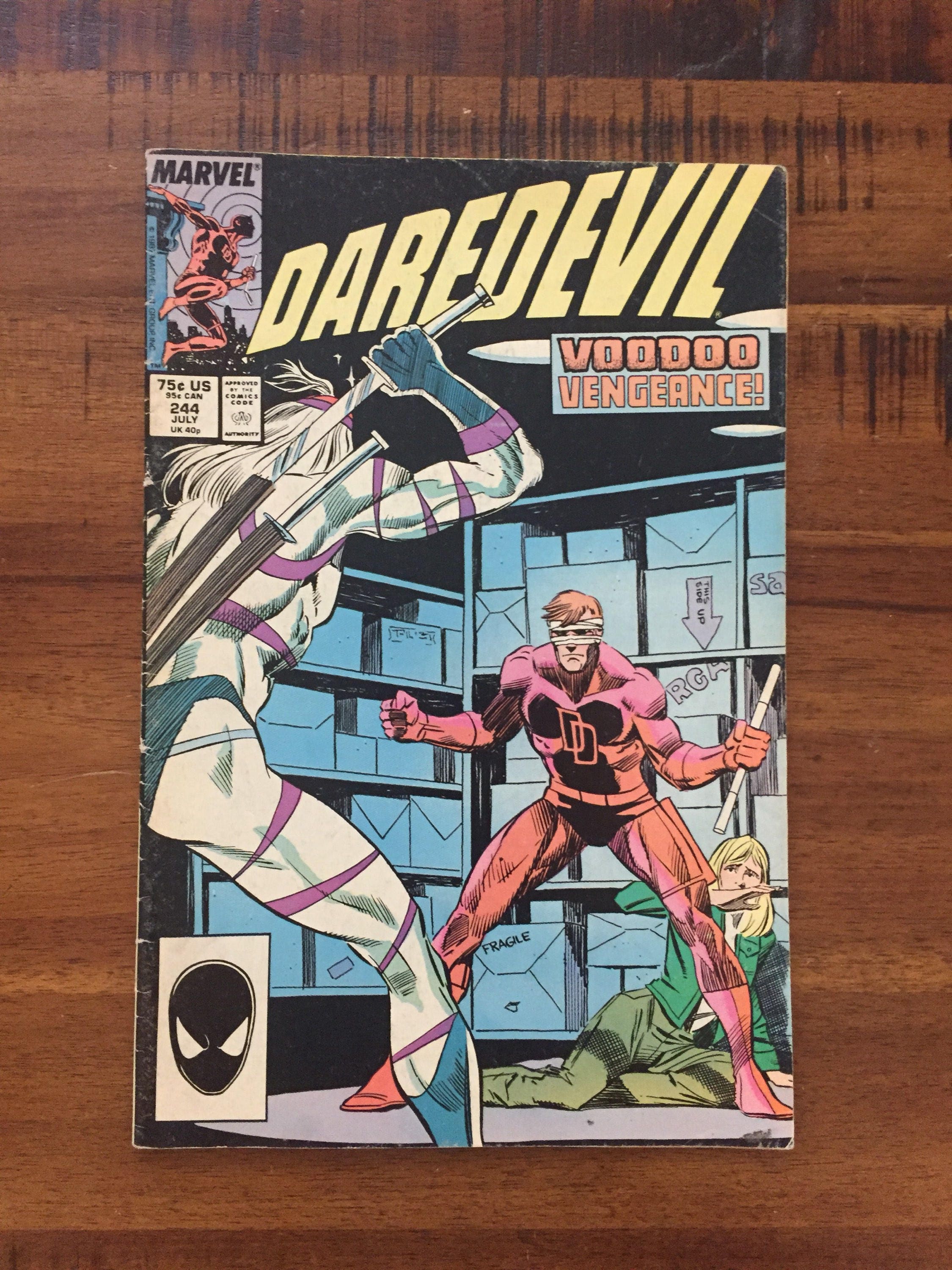 1987-88 Daredevil 244 245 and 258 Comic Books/ Marvel | Etsy