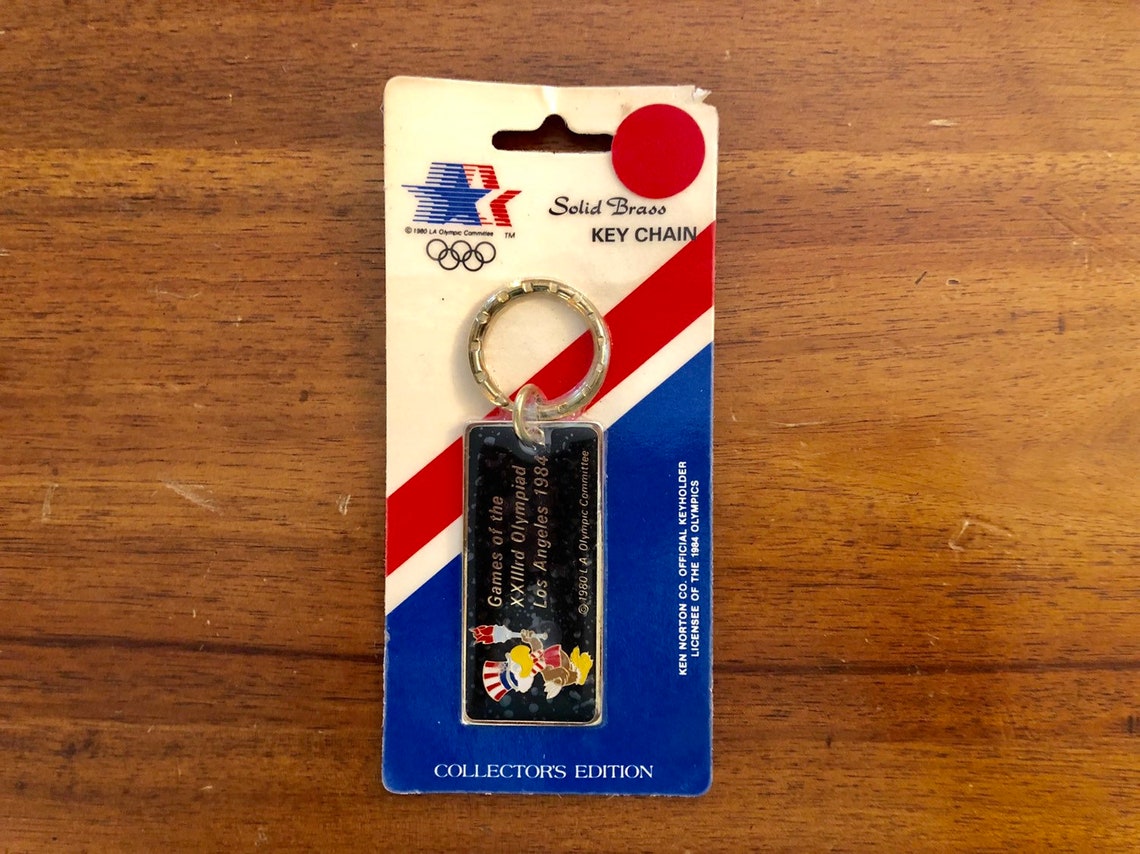 1984 Olympics Keychain / NOS / Sammy the Olympic Eagle / Solid - Etsy
