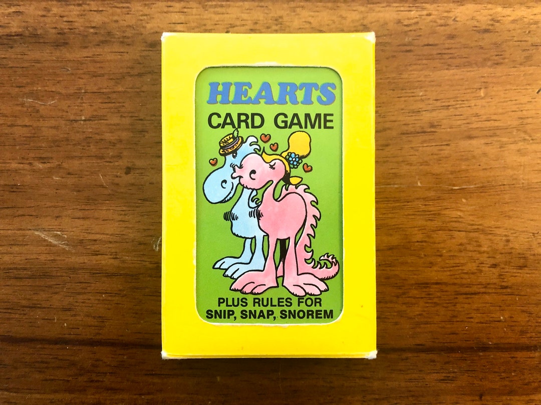 1985 Hearts Card Game / Hoyle / Playing Cards / Fun / Kids / - Etsy