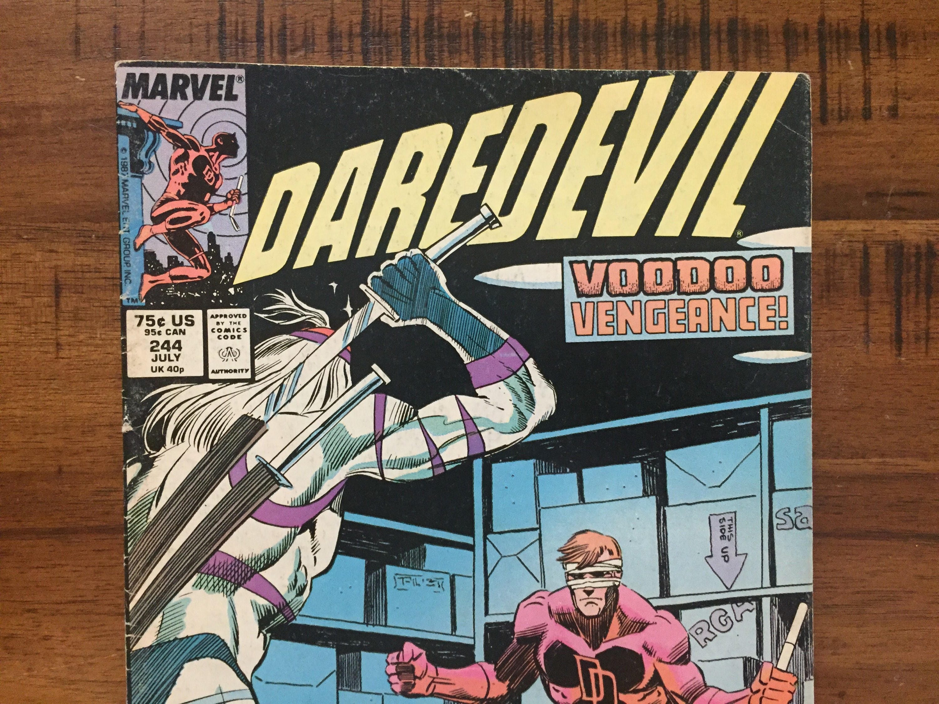 1987-88 Daredevil 244 245 and 258 Comic Books/ Marvel | Etsy