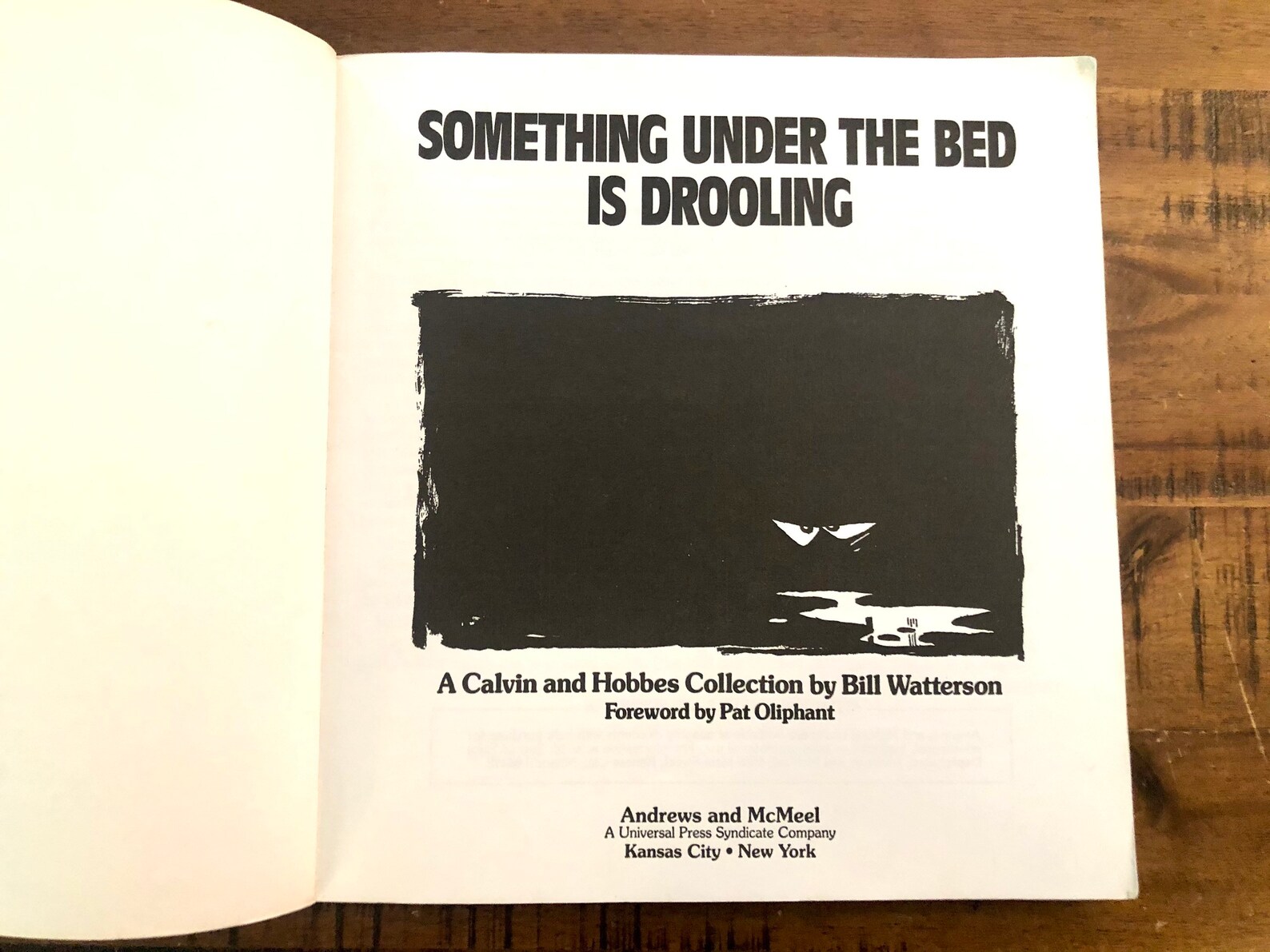1989 Something Under the Bed is Drooling by Bill Watterson - Etsy