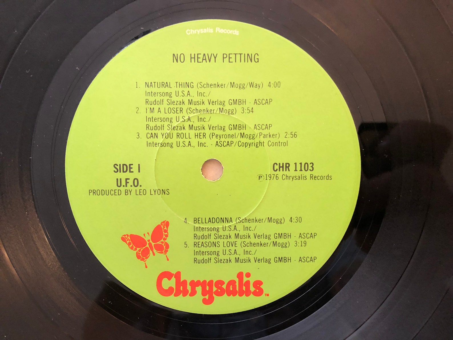 1976 UFO No Heavy Petting Vinyl Album with Inner Sleeve / CHR | Etsy