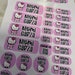 School Labels With Any Character and Name Set of 25 - Etsy