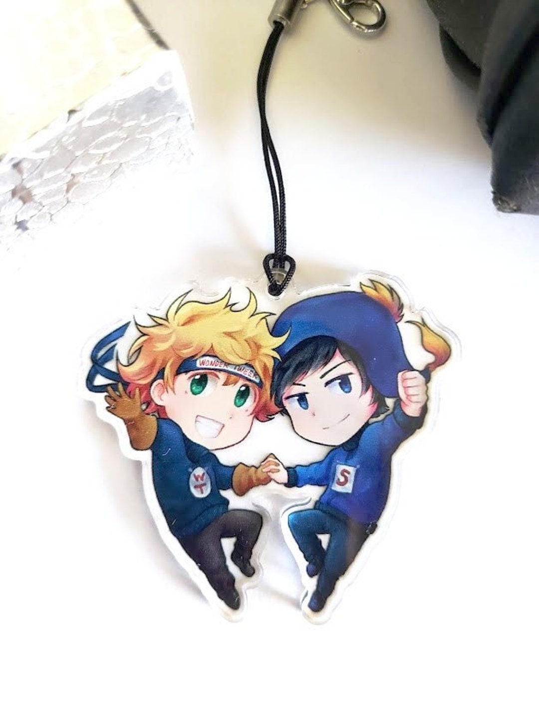South Park Super Craig and Wonder Tweek Keychain Charm Craig X Tweek Sp ...