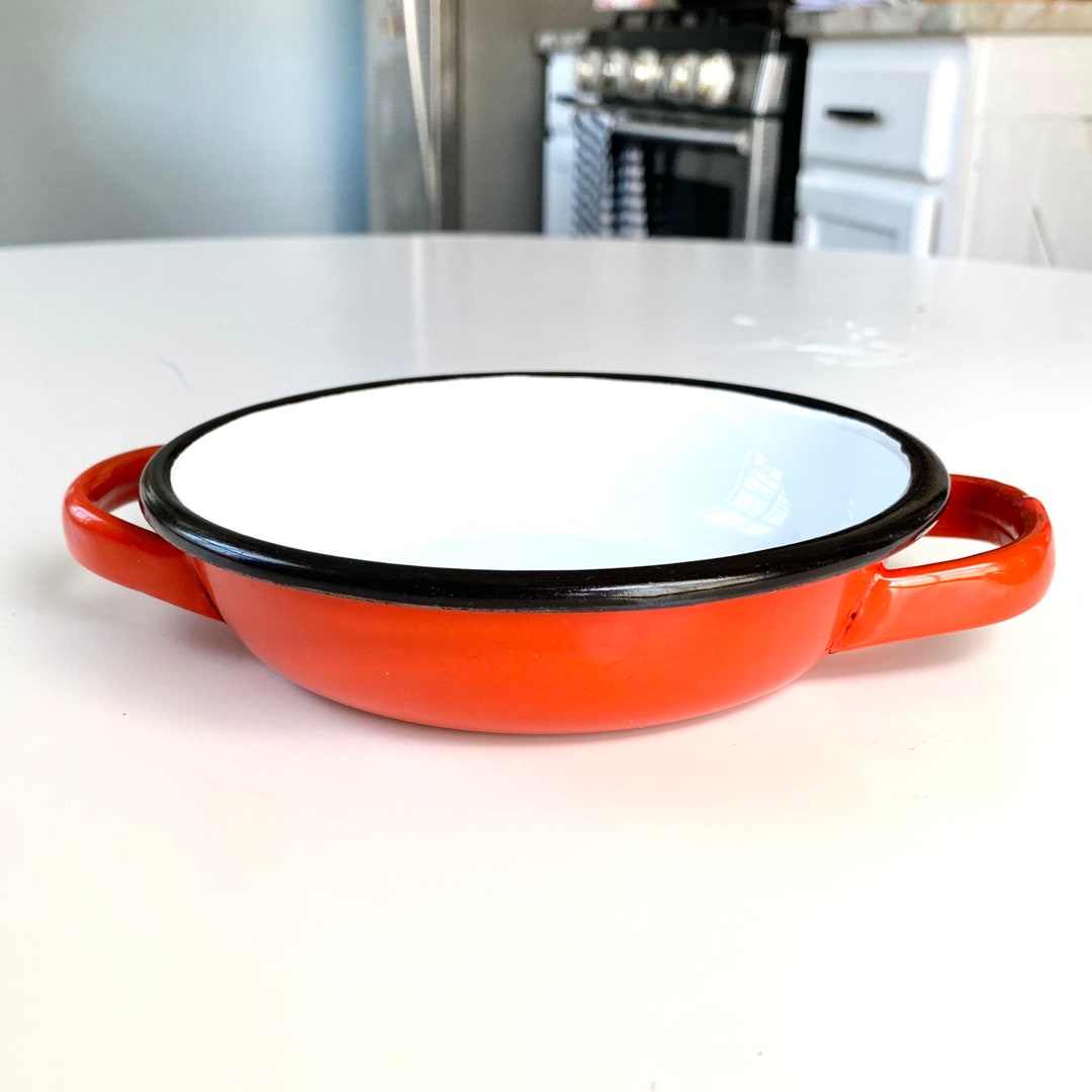 Italian Enamel Cookware Skillet IMMI Extra Standard - Etsy