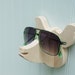 Key Hook Pig Head Wall Hanger for Keys, Glasses, and Sunglasses Wooden ...