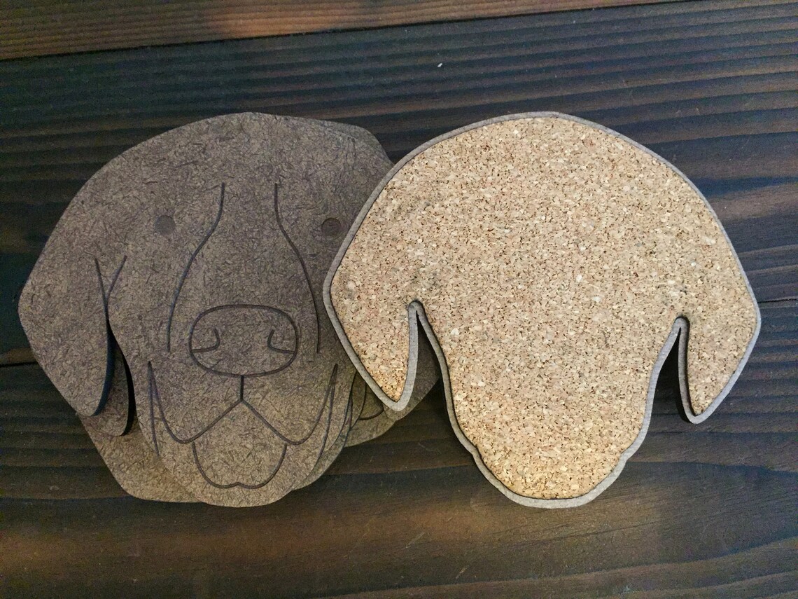 Labrador Retriever Dog Breed Coaster Set of 4 Coasters With - Etsy