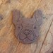 Frenchie Dog Breed Coaster, Set of 4 French Bulldog Coasters With Cork ...