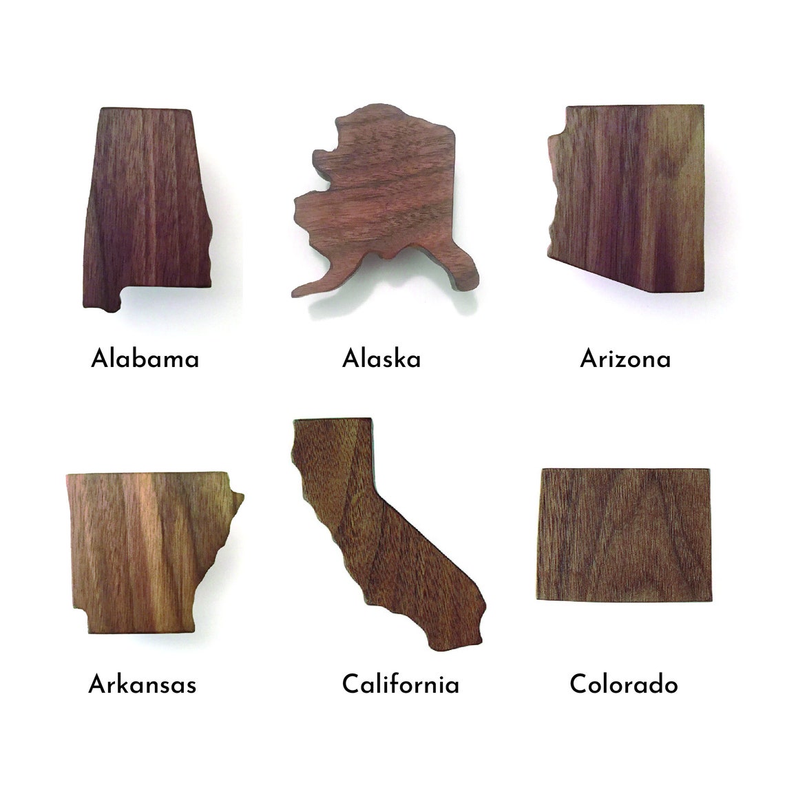 State shape wall hook: great housewarming gift newlywed gift | Etsy