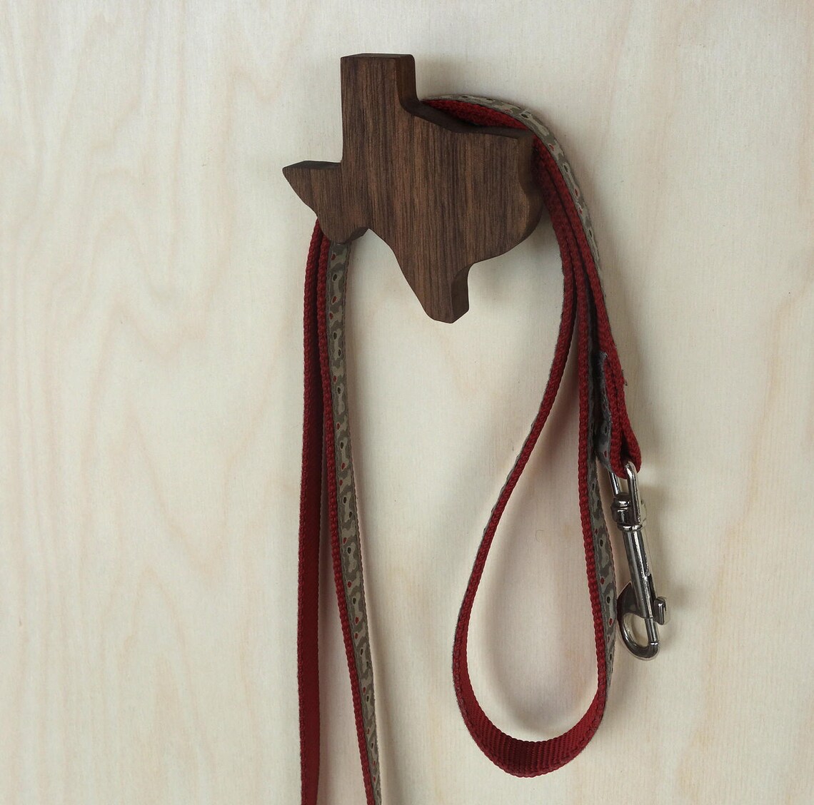 Texas Leash Hanger & Wall Hook - Dog Leash Hanger, Texas Housewarming ...