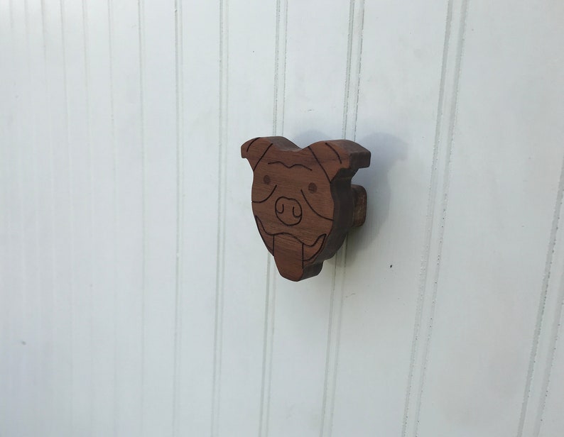 Leash Hook: Dog Face Shaped Wall Hook for Dog People Great | Etsy