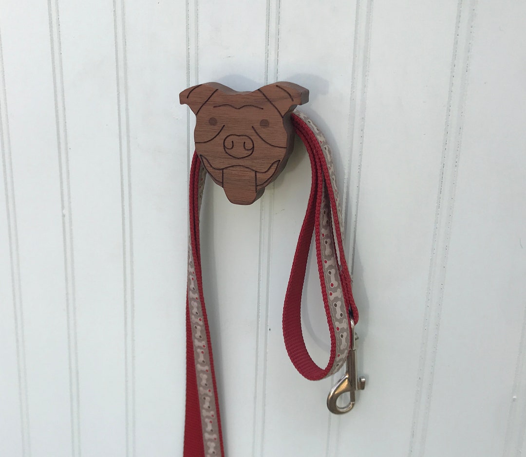 Leash Hook: Dog Face Shaped Wall Hook for Dog People, Great ...