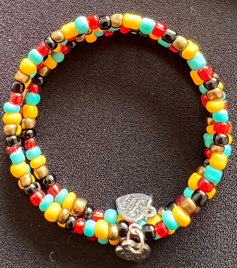 Beaded Juneteenth Bracelet - Etsy