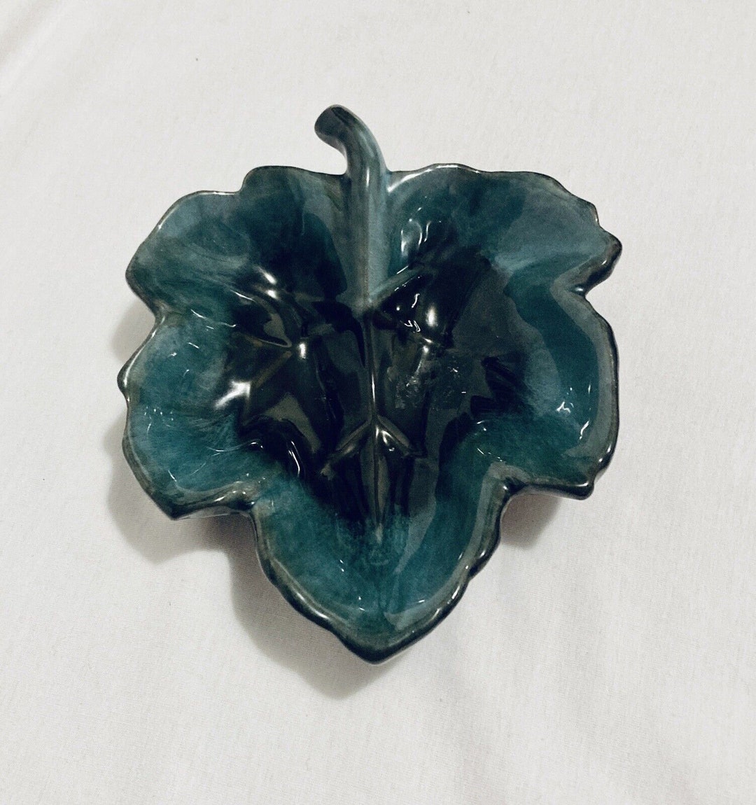 Blue Mountain Pottery Canadian Maple Leaf Shaped Candy/ Trinket/trash ...
