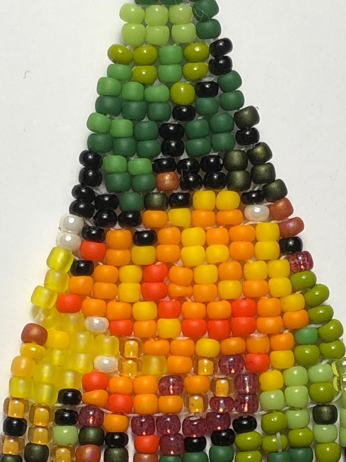 Earrings DIY, Seed Bead Pattern, Impressionist Flowers, Pattern ...