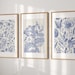 PRINTED Linen Pattern Line Leaves Minimalist Beige Art Prints Set of 3 ...